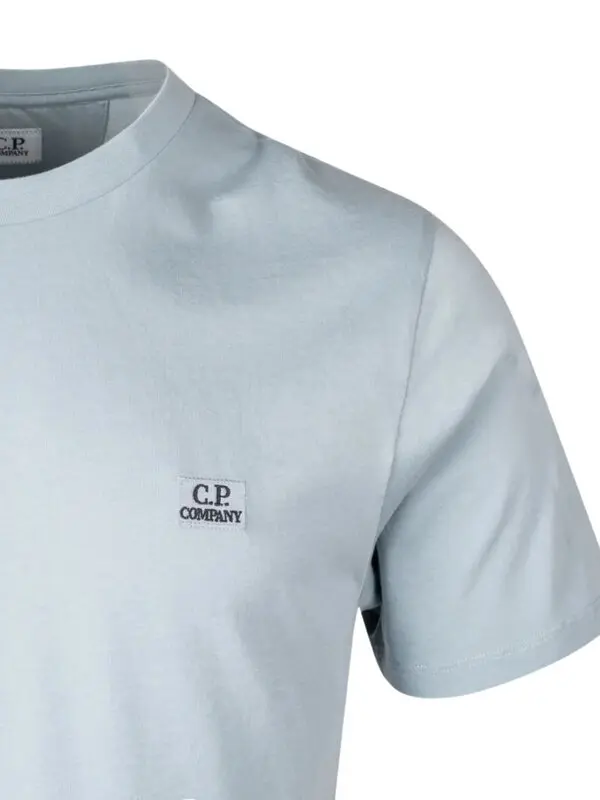 C.P. COMPANY Logo Patch Short Sleeve T-shirt
