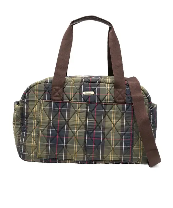 Barbour Wetherham Quilted Tartan-pattern Tote Bag