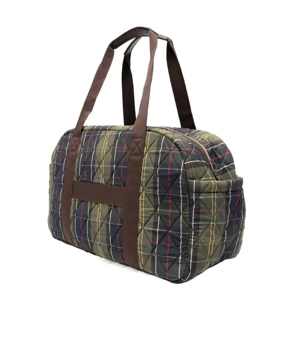 Barbour Wetherham Quilted Tartan-pattern Tote Bag
