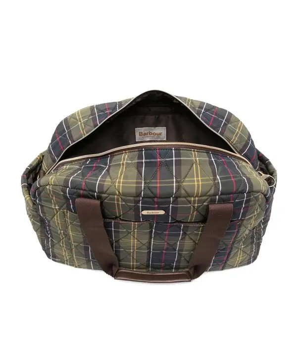 Barbour Wetherham Quilted Tartan-pattern Tote Bag