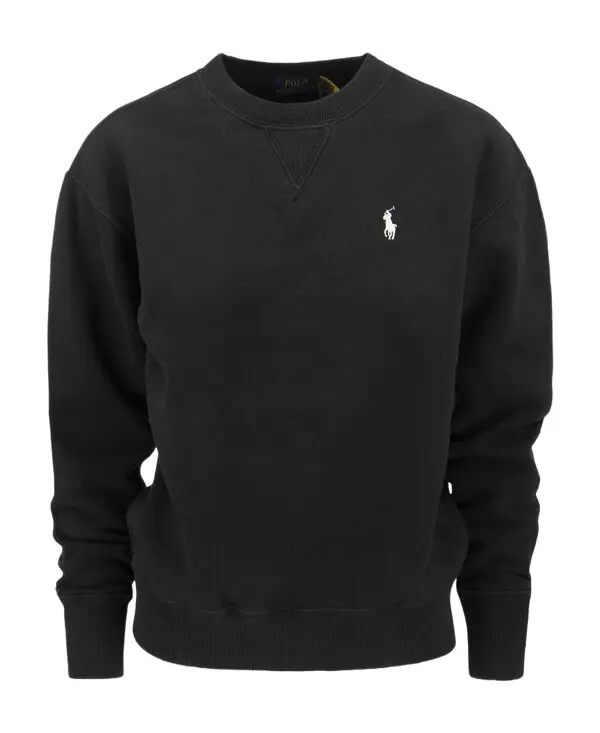 Polo Ralph Lauren Polo Pony Crewneck Sweatshirt - Black