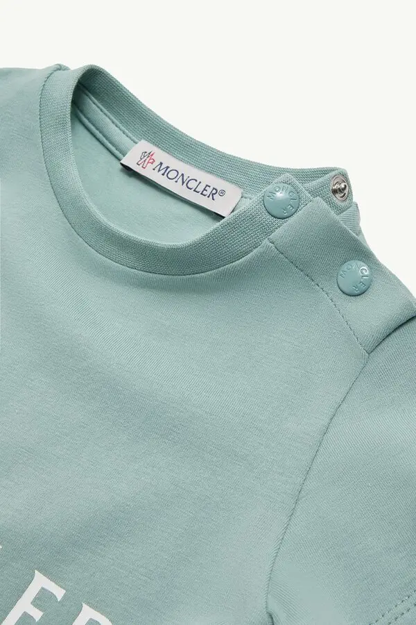 Moncler Duck Logo Printed Crewneck T-shirt