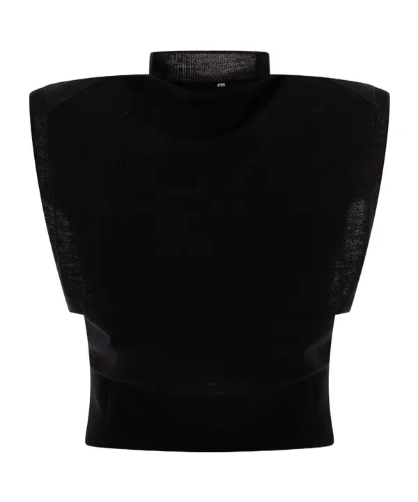 Sportmax High Neck Sleeveless Jumper