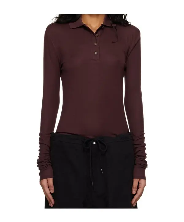 ENTIRE STUDIOS Long-sleeved Polo Shirt