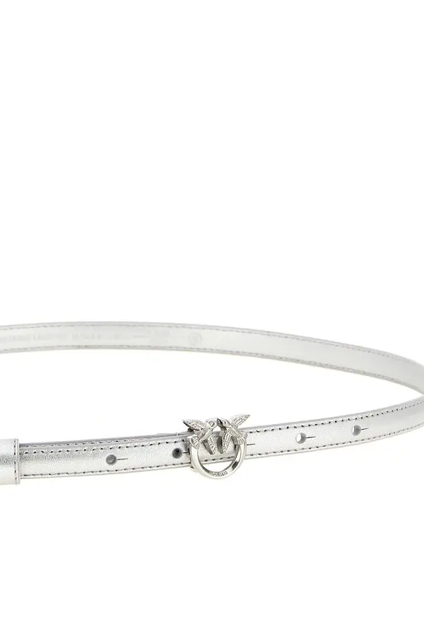Pinko Leather Logo-plaque Belt