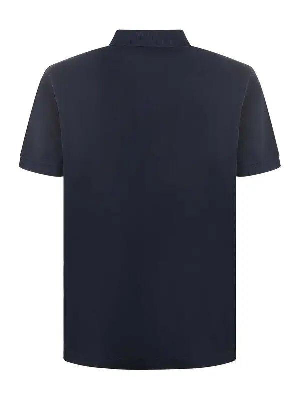 Stone Island Compass Patch Short-sleeved Polo Shirt