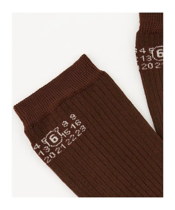 MAISON MARGIELA Numbers-motif Socks