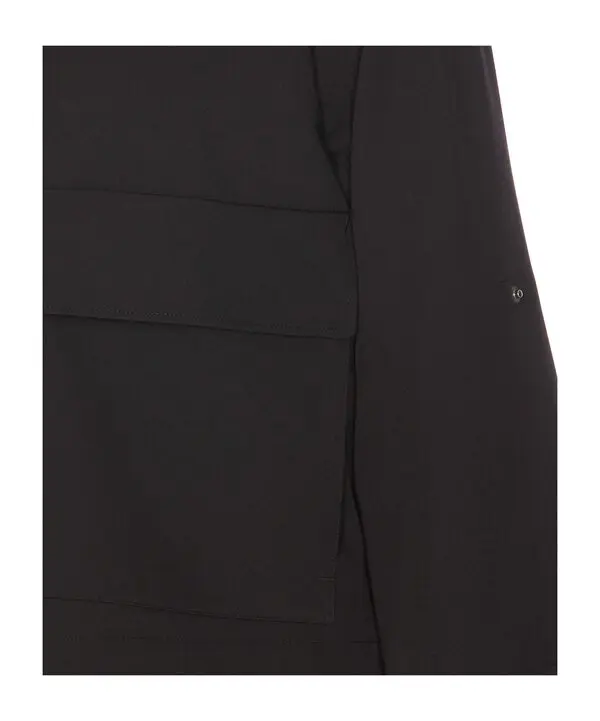Herno Long Sleeve Jacket With Lapels And Flip Pockets