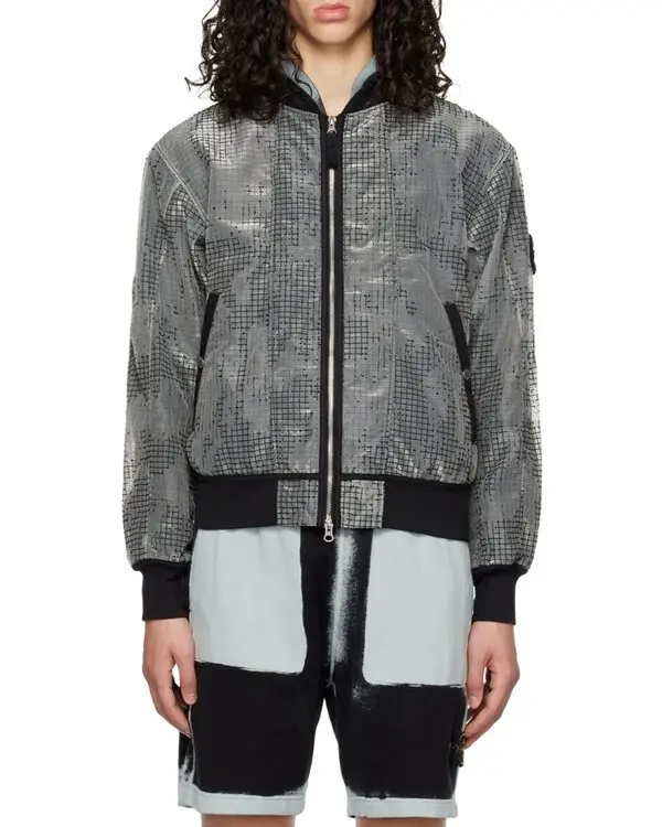 Stone Island Zipped Bomber Jacket