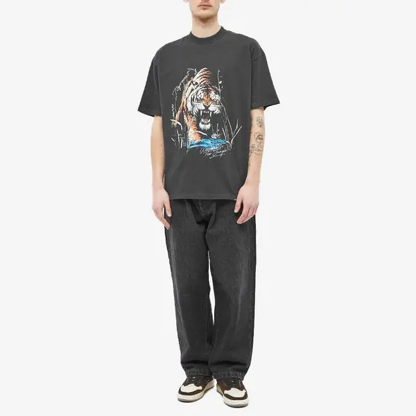 REPRESENT Welcome To The Jungle-print Cotton T-shirt