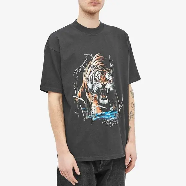 REPRESENT Welcome To The Jungle-print Cotton T-shirt