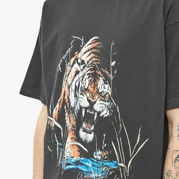REPRESENT Welcome To The Jungle-print Cotton T-shirt