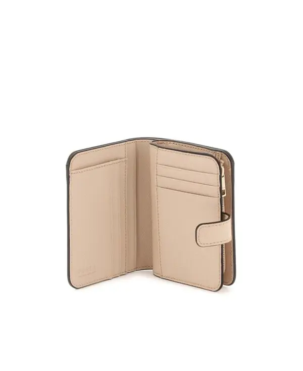 Furla Logo Lettering Compact Wallet