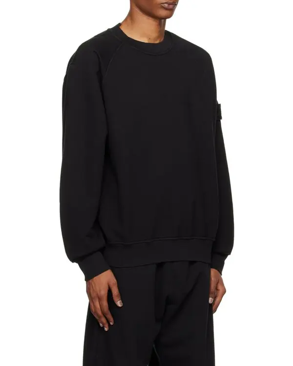Stone Island Logo-patch Cotton Jumper
