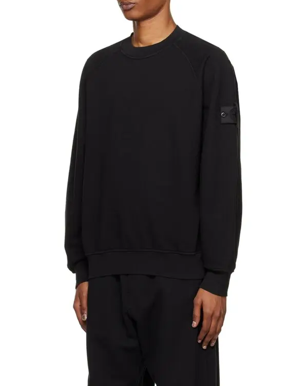 Stone Island Logo-patch Cotton Jumper
