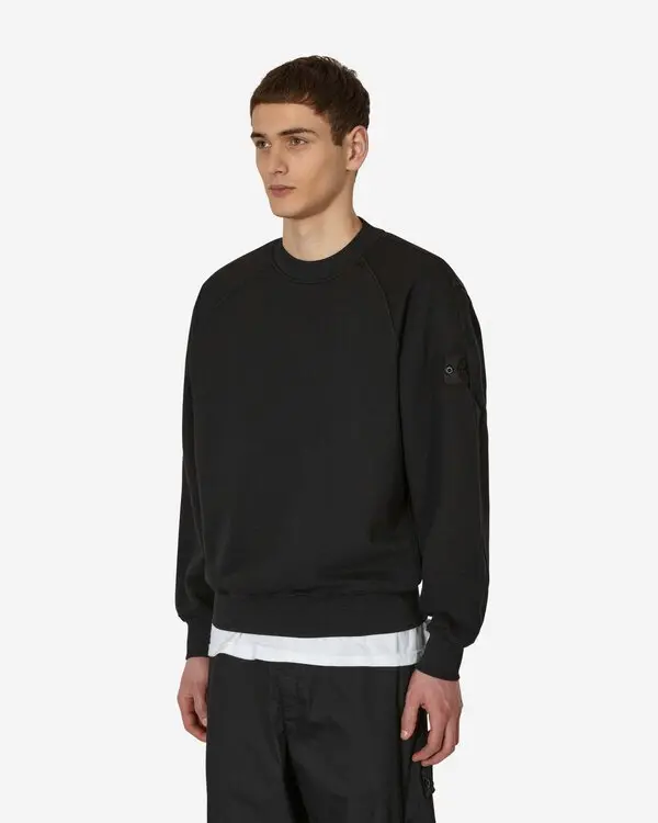Stone Island Logo-patch Cotton Jumper