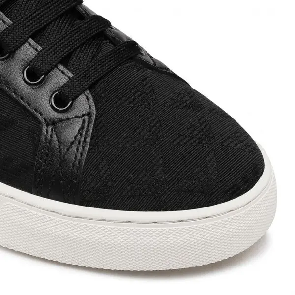 Emporio Armani Round Toe Lace-up Sneakers