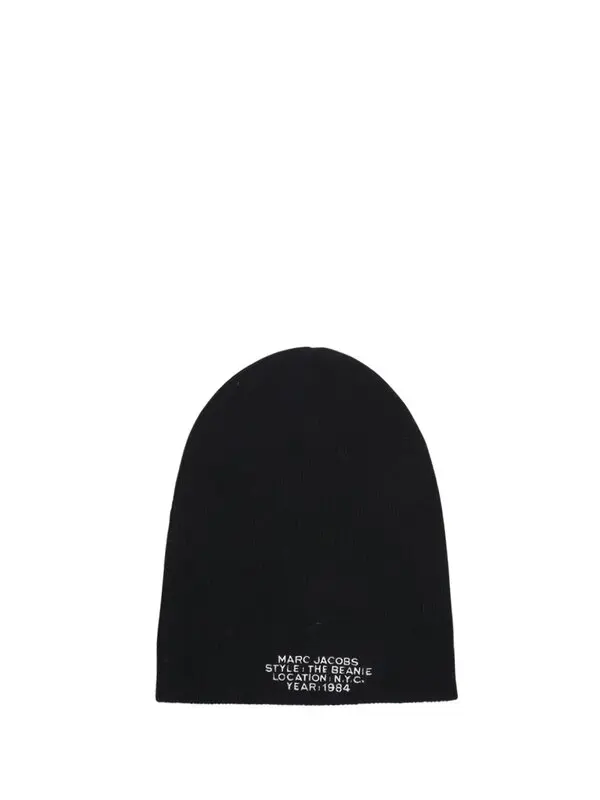 Marc Jacobs Embroidered-logo Beanie