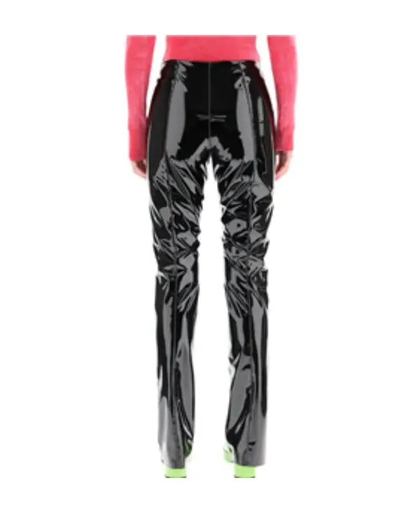MSGM High-shine Fitted Trousers