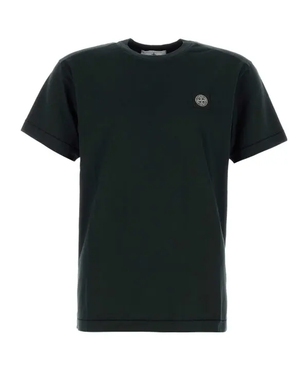 Stone Island Short Sleeve Crewneck T-shirt - Black