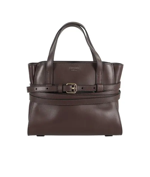 Moschino Embossed Tie Me Handbag