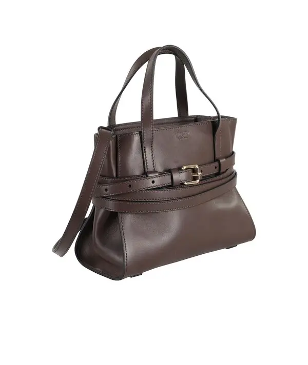 Moschino Embossed Tie Me Handbag
