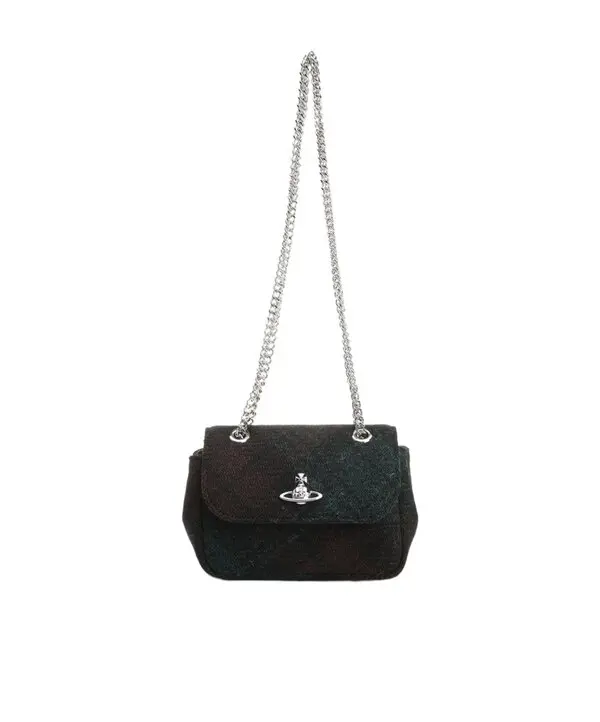 VIVIENNE WESTWOOD Orb Plaque Chain Shoulder Bag