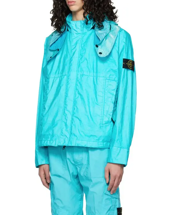 Stone Island Logo Patch Zipped Jacket