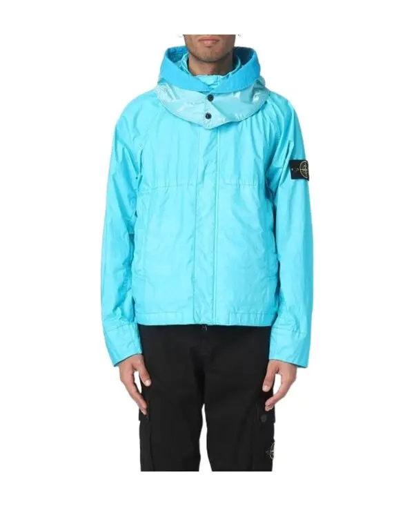 Stone Island Logo Patch Zipped Jacket