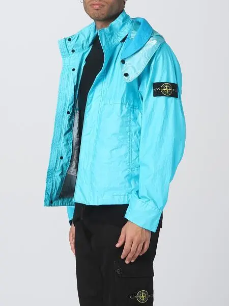 Stone Island Logo Patch Zipped Jacket