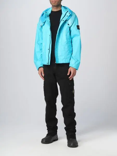 Stone Island Logo Patch Zipped Jacket