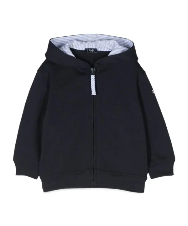 IL GUFO Zipper Hooded Sweater