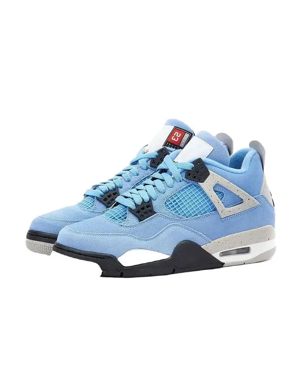 Nike Jordan 4 Retro Logo Details Casual Sneakers
