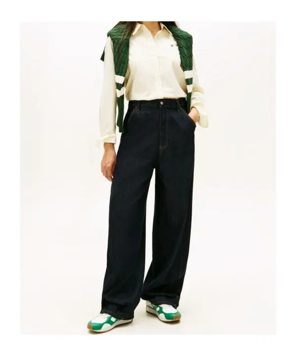 Tommy Hilfiger Long Sleeve Shirt With Embroidered Flag Detail