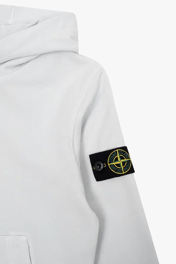 Stone Island Compass-logo Cotton Hoodie