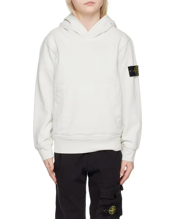 Stone Island Compass-logo Cotton Hoodie