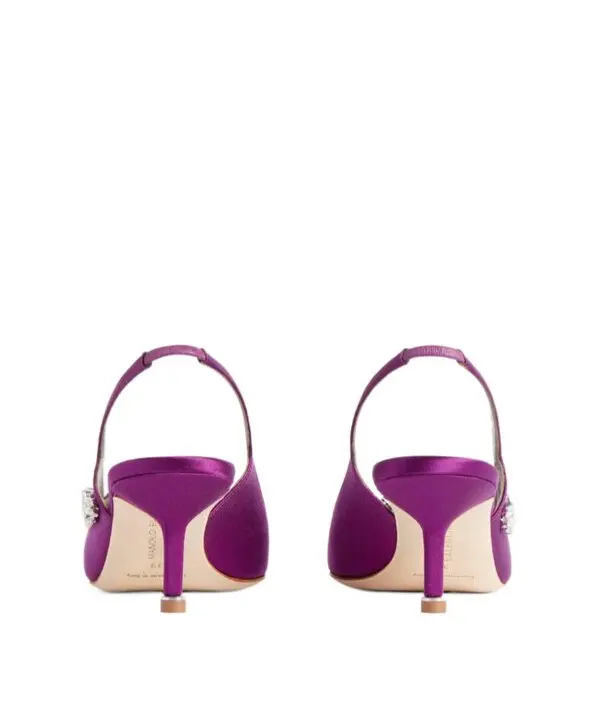 BALENCIAGA X MANOLO BLAHNIK Balenciaga Manolo Blahnik Slingback In Violet