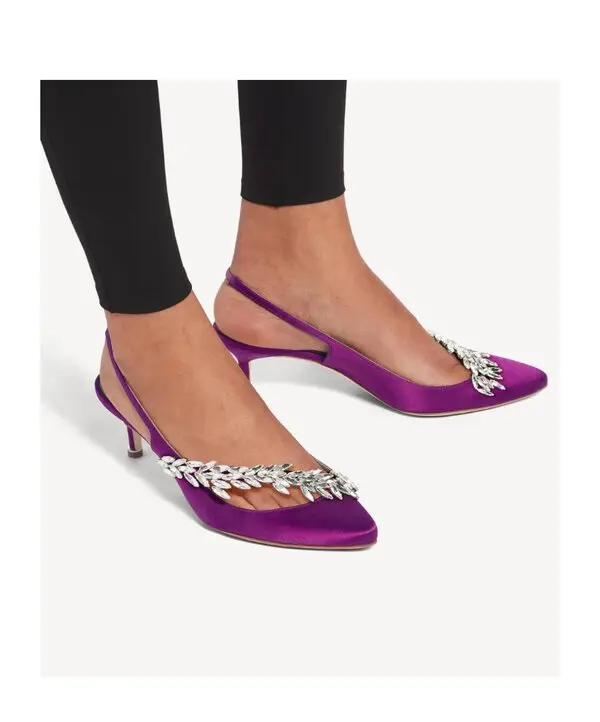 BALENCIAGA X MANOLO BLAHNIK Balenciaga Manolo Blahnik Slingback In Violet