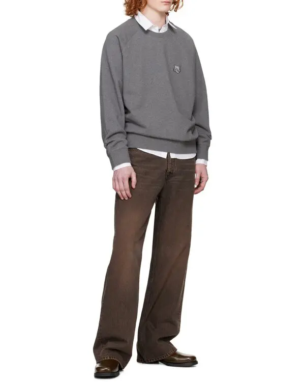Maison Kitsuné Bold Fox Head Patch Oversized Sweatshirt