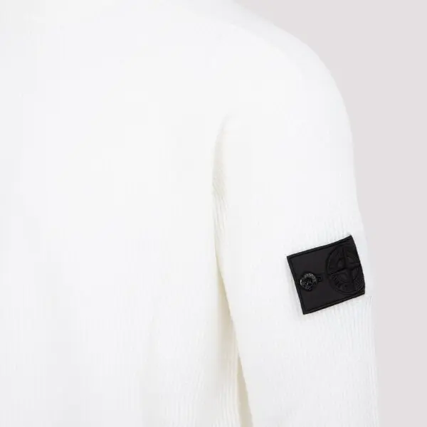 Stone Island Logo-patch Crew Neck Pullover