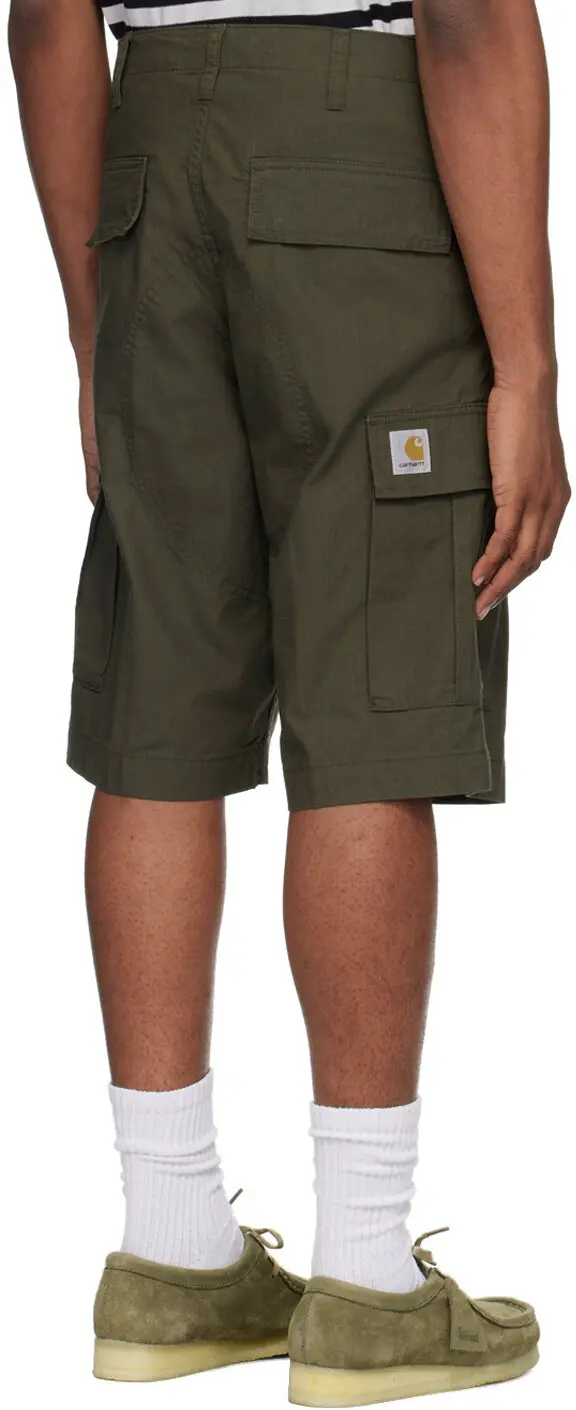 Carhartt Work In Progress Logo Patch Cargo Shorts