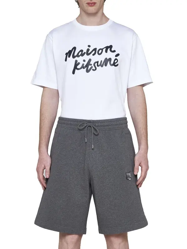 Maison Kitsuné Bold Fox Head Patch Oversize Jog Shorts