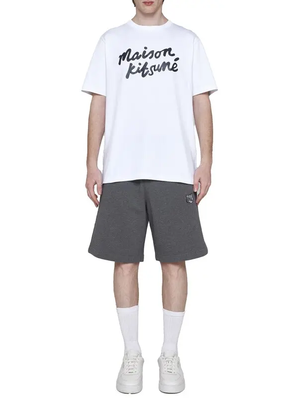 Maison Kitsuné Bold Fox Head Patch Oversize Jog Shorts