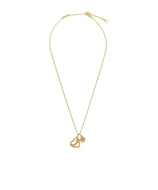 COACH Chain Linked Necklace - Yellow
