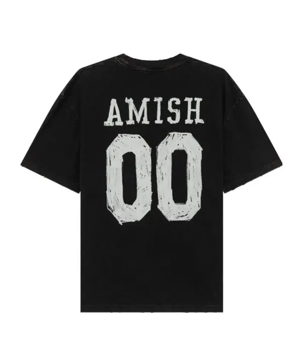 AMISH SUPPLIES Laser Print Distressed T-shirt