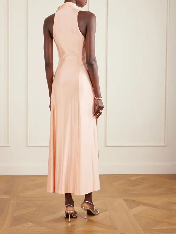 Rabanne Embellished Pleated Dress