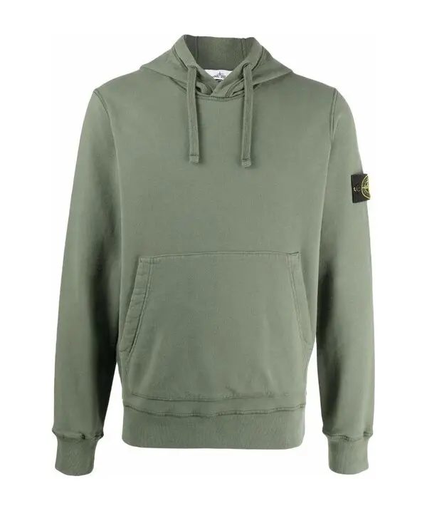 Stone Island Compass Garment-dyed Hoodie