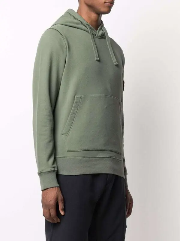 Stone Island Compass Garment-dyed Hoodie