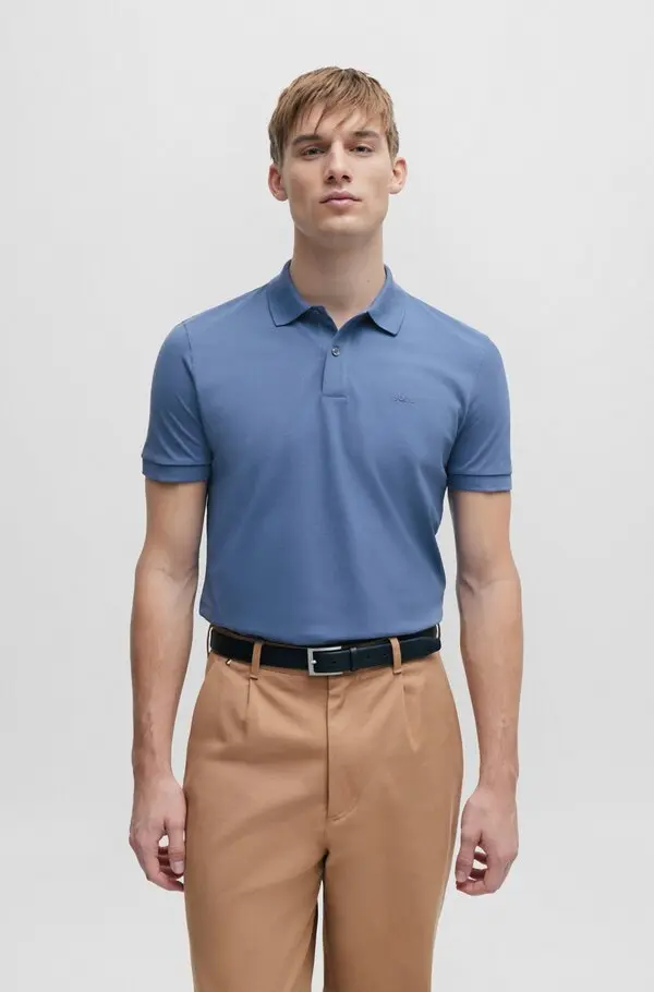 Hugo Boss Logo-appliqué Polo Shirt