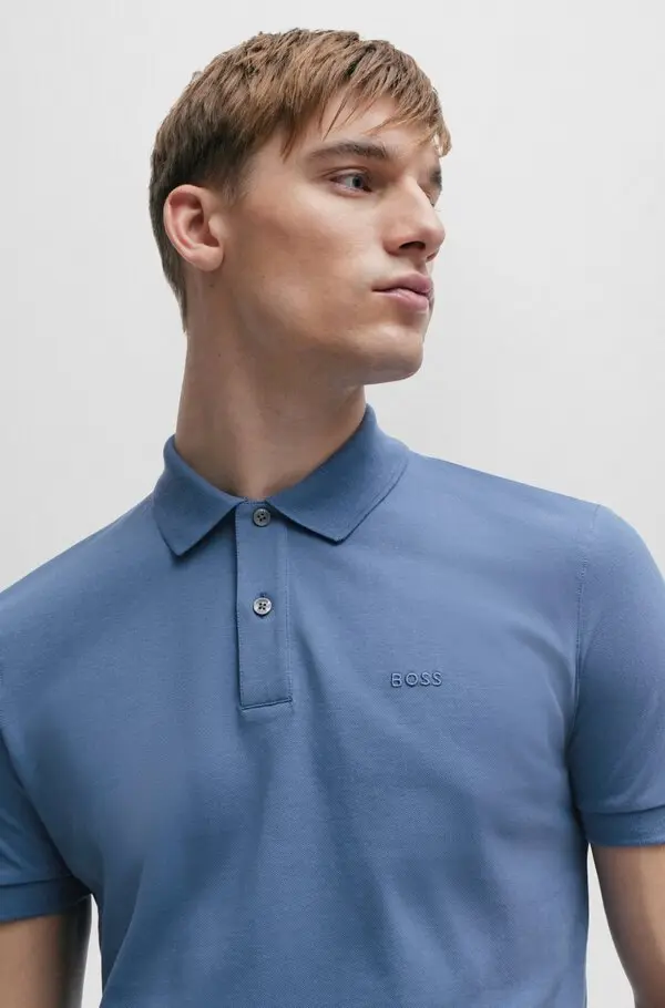 Hugo Boss Logo-appliqué Polo Shirt